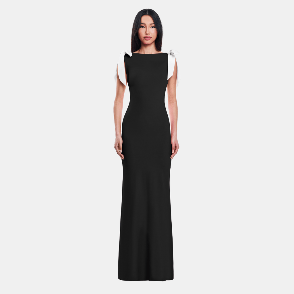CORNELIA Maxi Dress | Black/White Maxi Dress | OW Collection