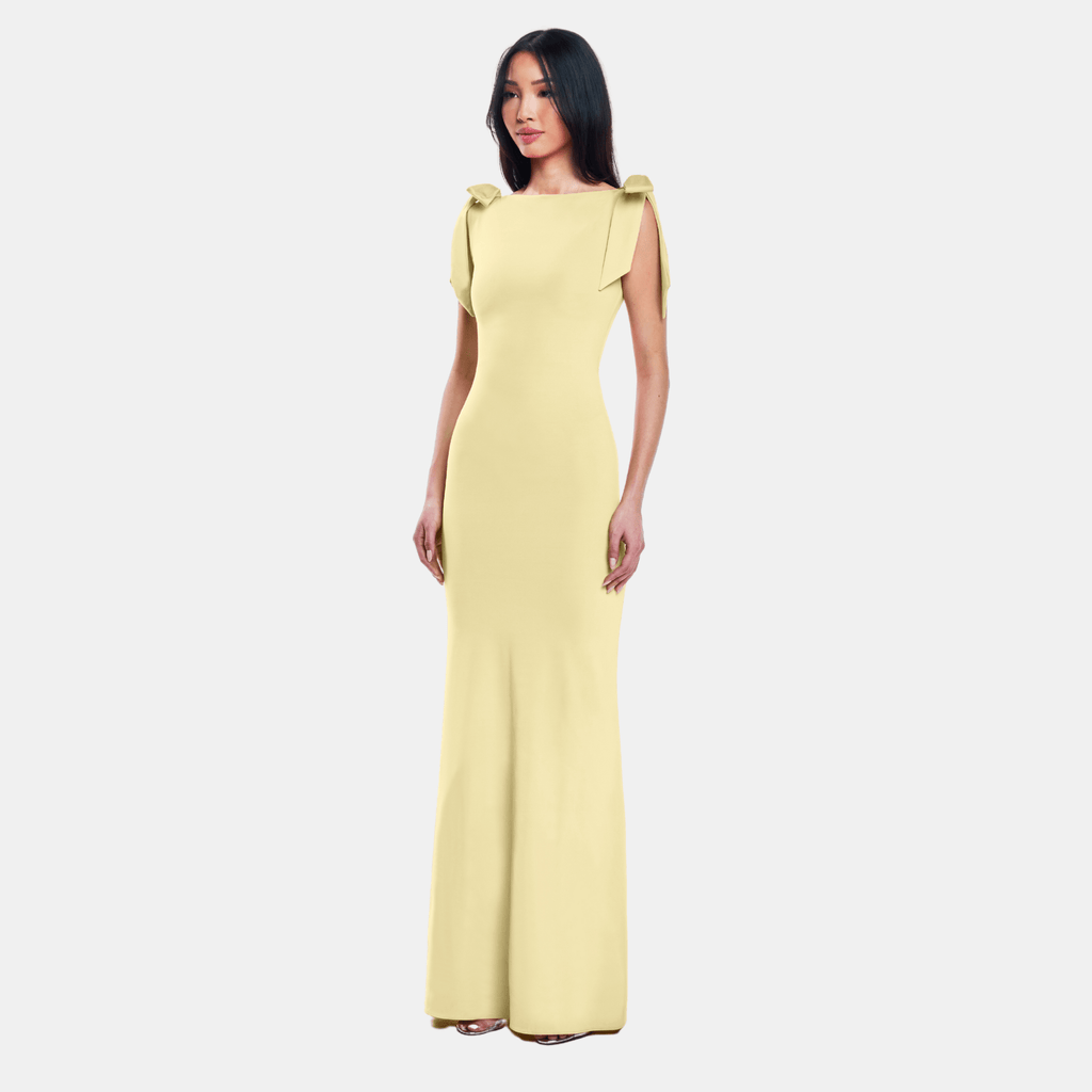 CORNELIA Maxi Dress | Butter Yellow Dress | OW Collection