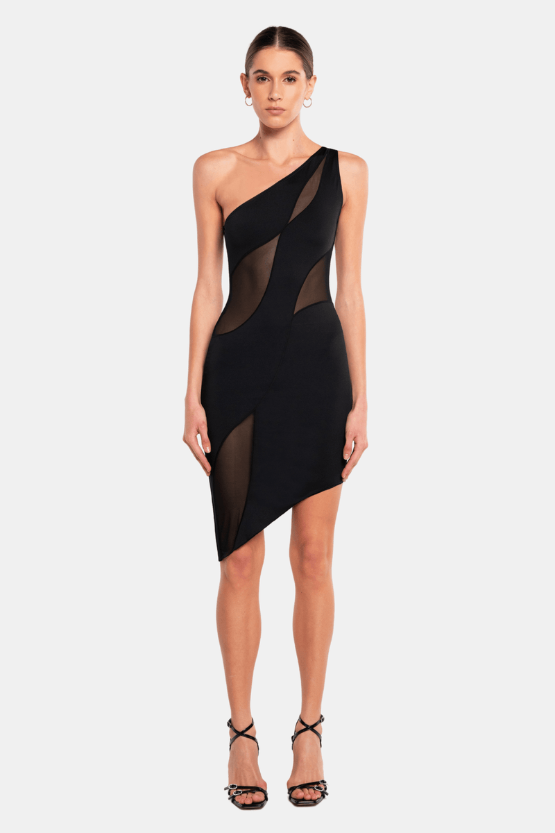 Black Mesh Dress | Sexy Sheer Dresses for Going Out – OW Collection